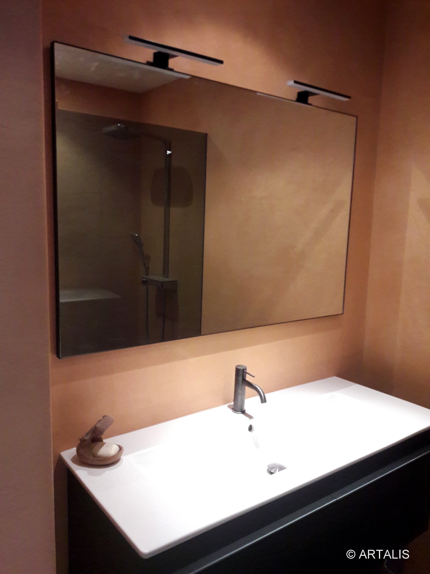 Salle de Bain et douche Italienne MORTEX - ARTALIS, l'Art Mural